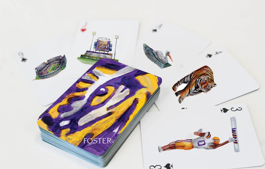 LSU Playing Cards - Etsy