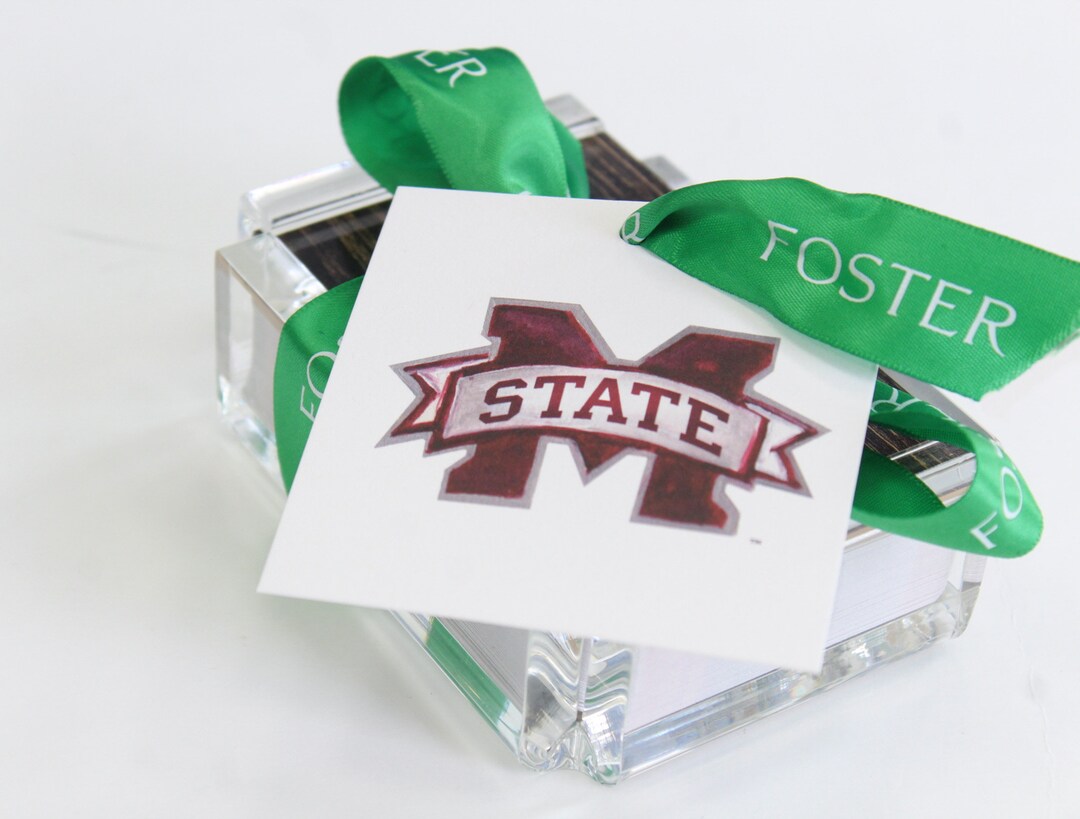 Mississippi State Gift Tag Set, Set of 10, MS State Gift Tags, Paper ...
