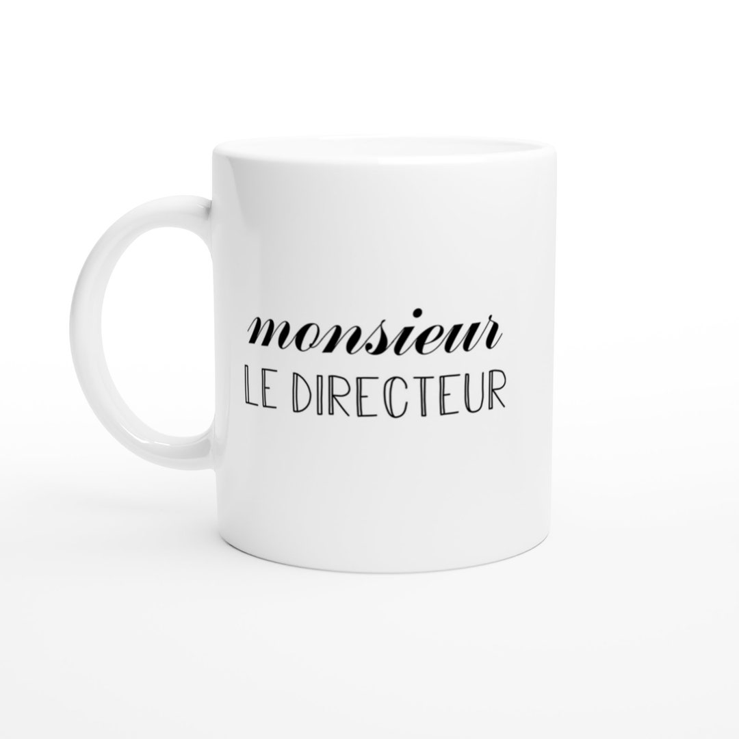 Mug monsieur le directeur pour homme - cadeau humour départ collègue ...