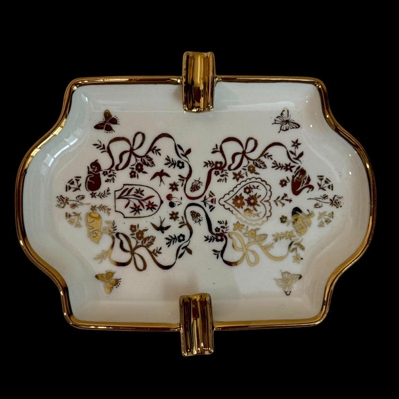 Vintage Porcelain Ashtrays - Etsy