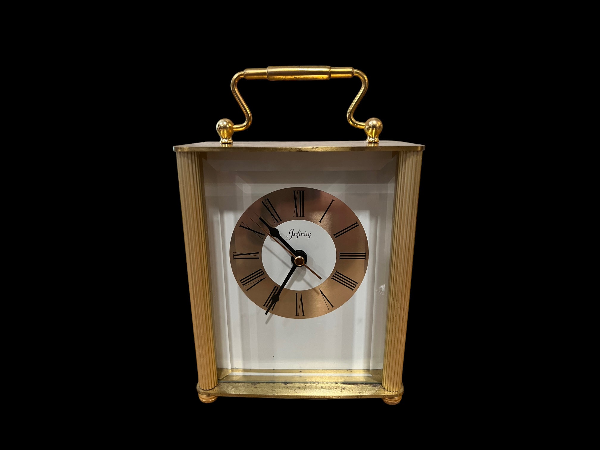 Infinity Instruments Classic Carriage Clock Quartz Electric - Etsy