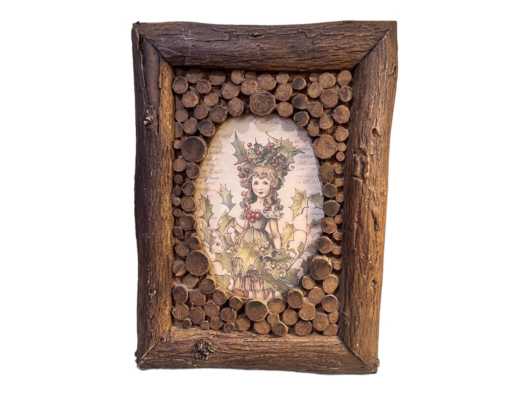 Vintage Woodland Rustic Frame Fairy Faerie Picture - Etsy