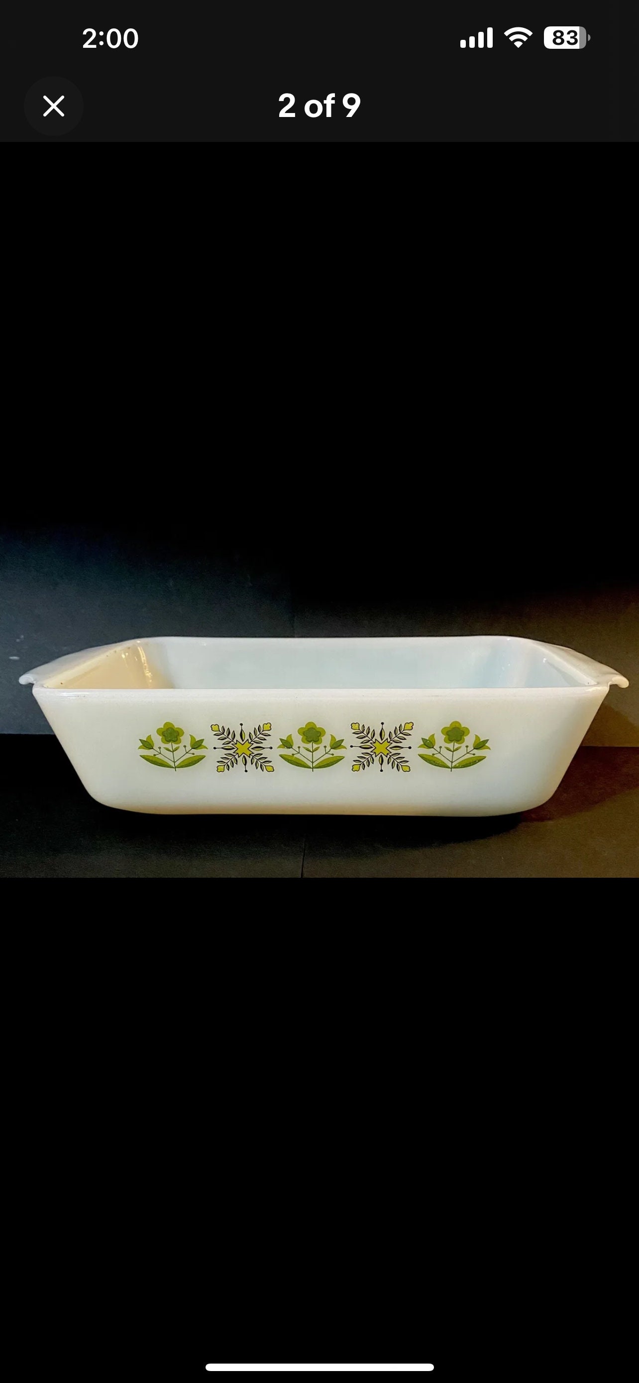 RARE Set of 3 Mid Century Modern Anchor Hocking Fire King Oven Bakeware ...