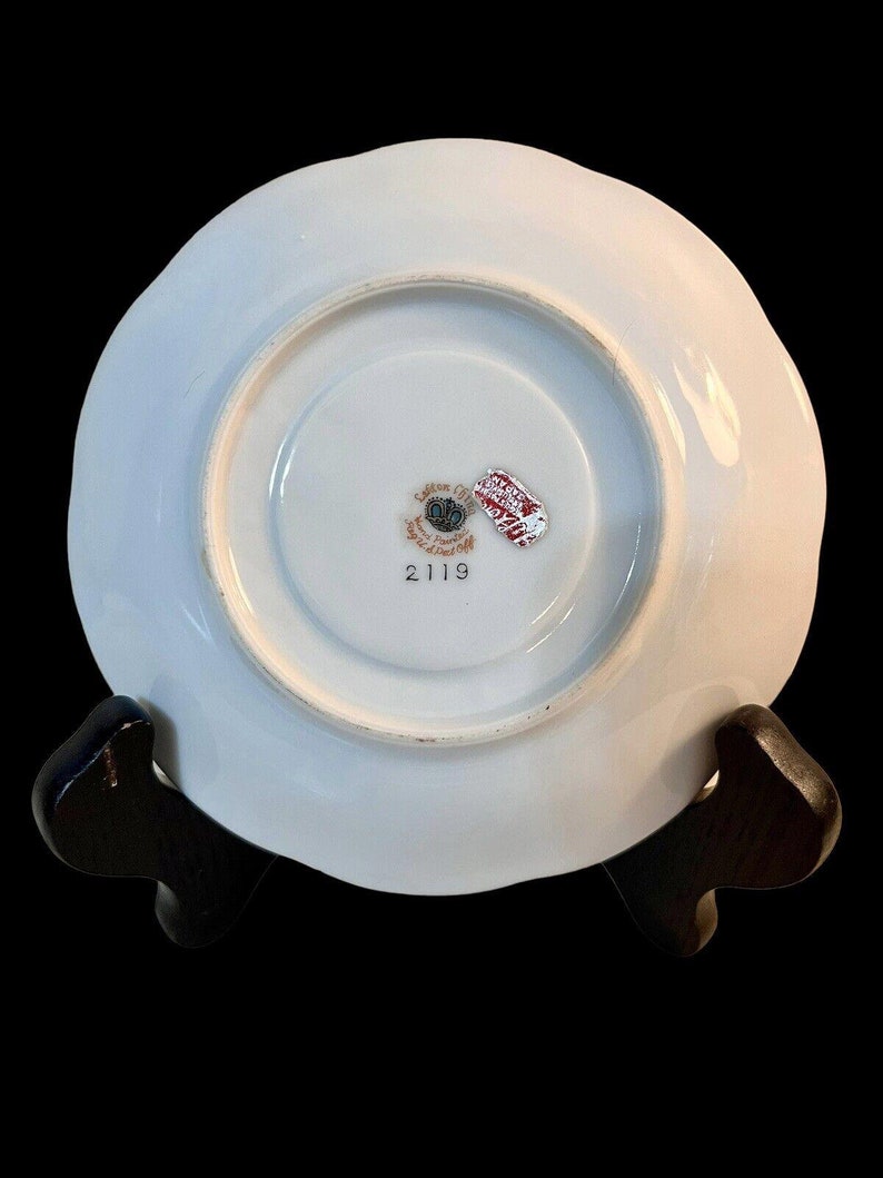 Vintage Lefton Bone China Hand Painted Blue Rose Chintz 2119 Tea Cup ...