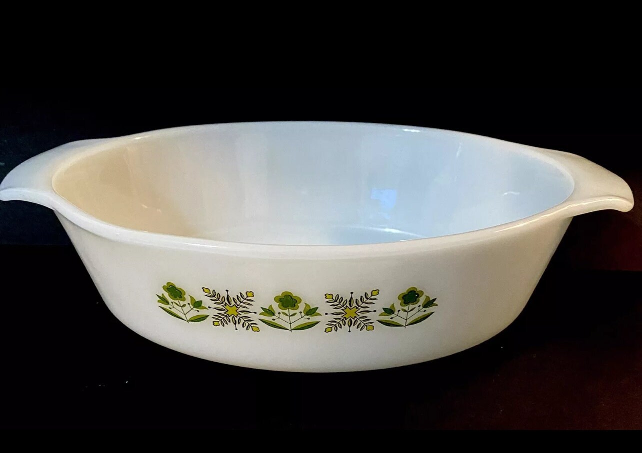 RARE Set of 4 Mid Century Modern Anchor Hocking Fire King Oven Bakeware ...