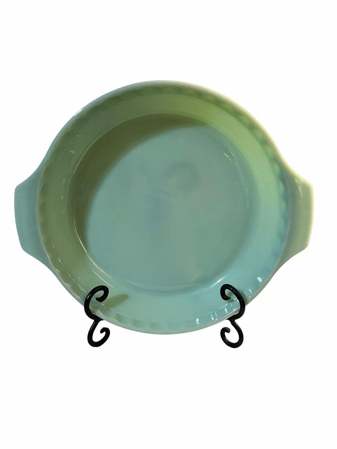 Vintage Fire King Jadeite 10 Inch Pie Plate 2 Qt Casserole Dish Sugar ...
