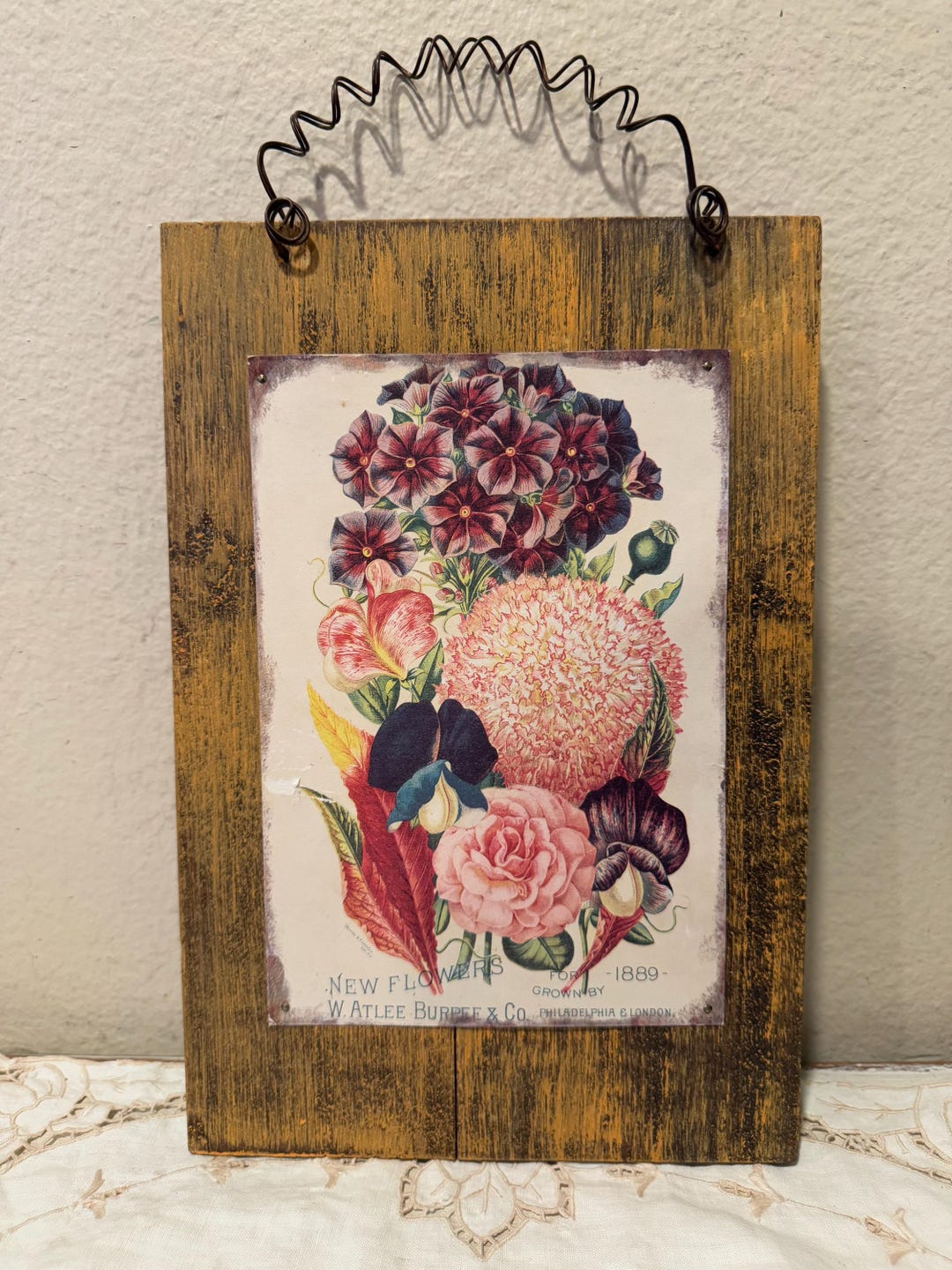 Wooden Rustic Seed Packet Design Wall Hanging Garden Decor - Etsy
