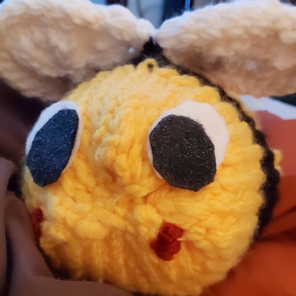 Knitted Bumblebee Plush - Etsy