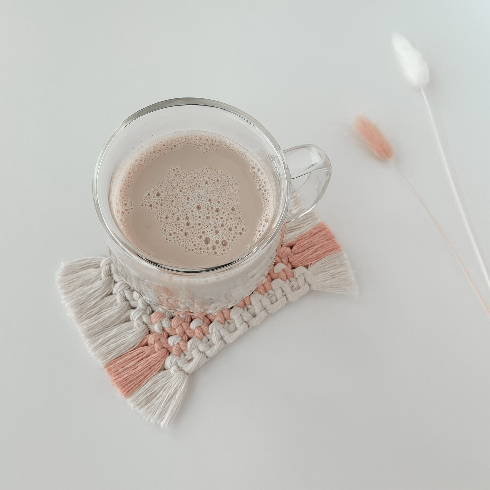 DIY Macrame Coaster Kit | Boho Coaster Tutorial | DIY Craft Kit With ...