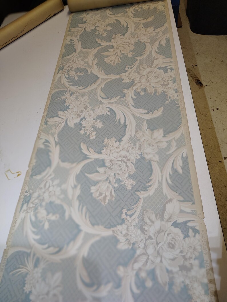 Vintage Wallpaper Roll - Etsy