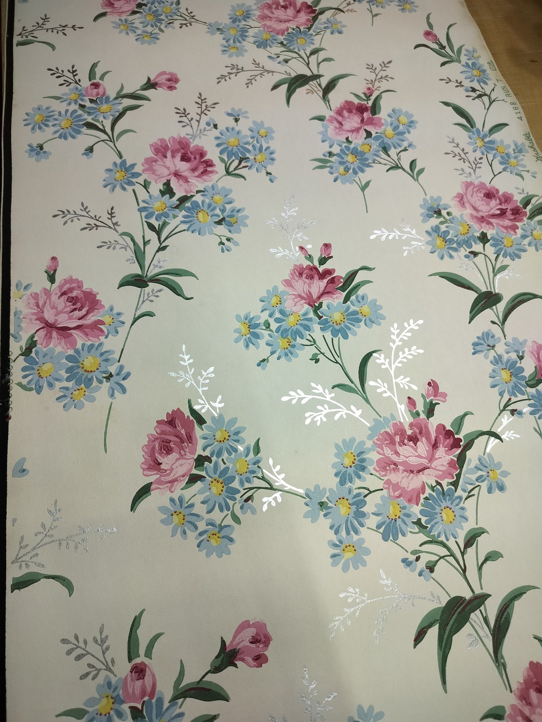 Vintage Wallpaper Sold by the Yard - Etsy