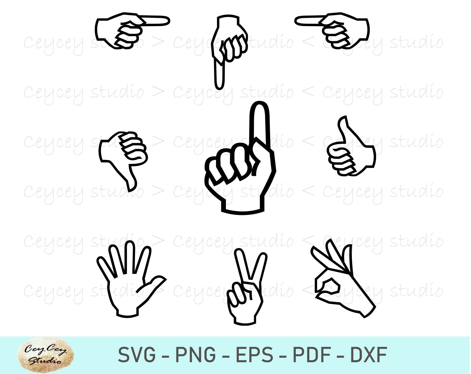Middle Finger Bundle Svg, Funny Middle Finger Svg, Finger Svg, Middle ...
