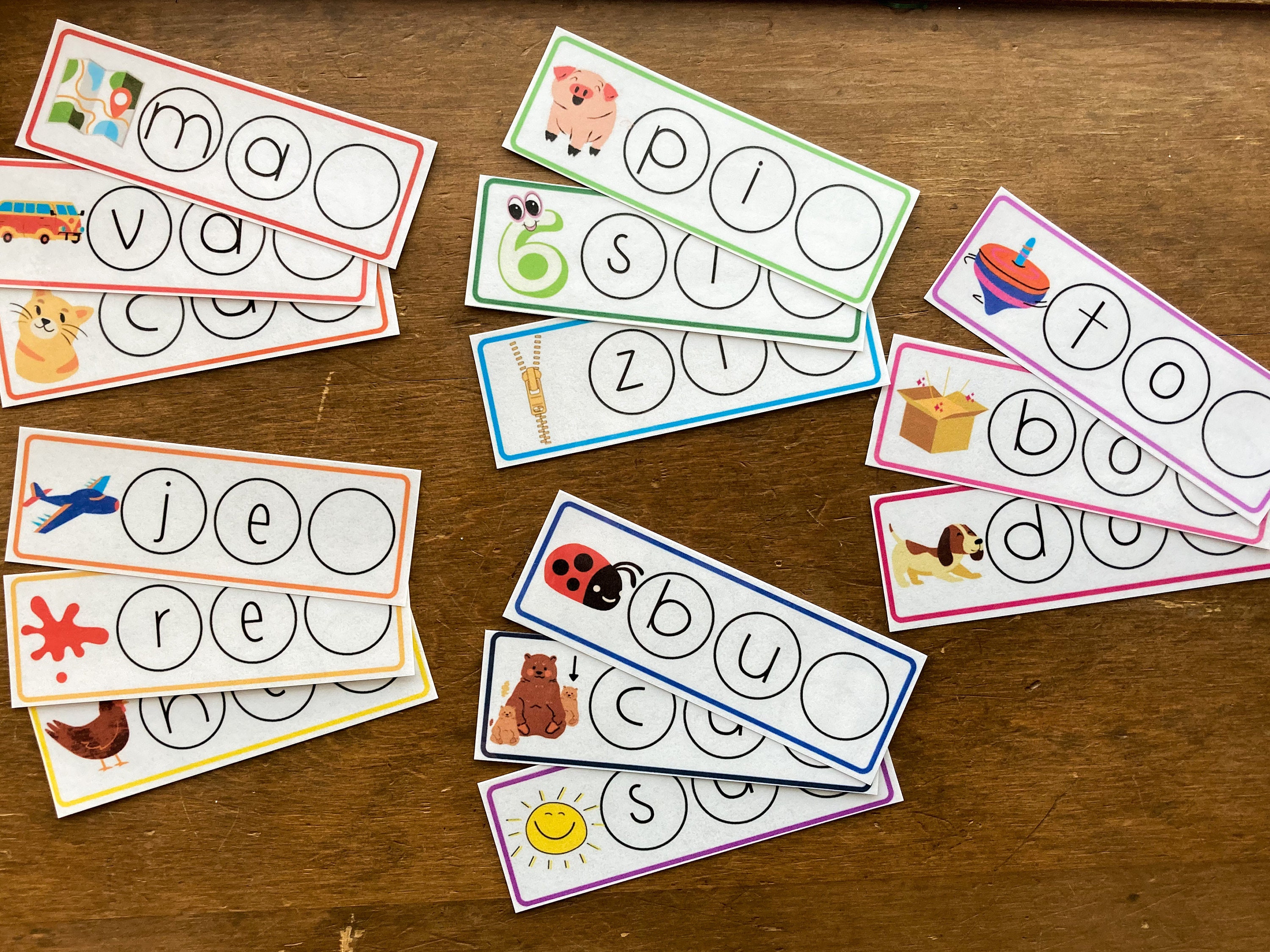 CVC Word Activities, CVC Phonics, Learning Flash Cards, Flash Cards for ...