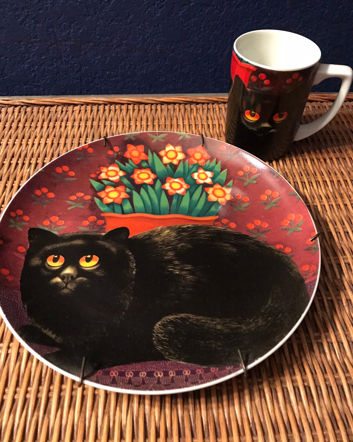 Department 56 Martin Leman Collectors Plate Dominic the Cat | Etsy