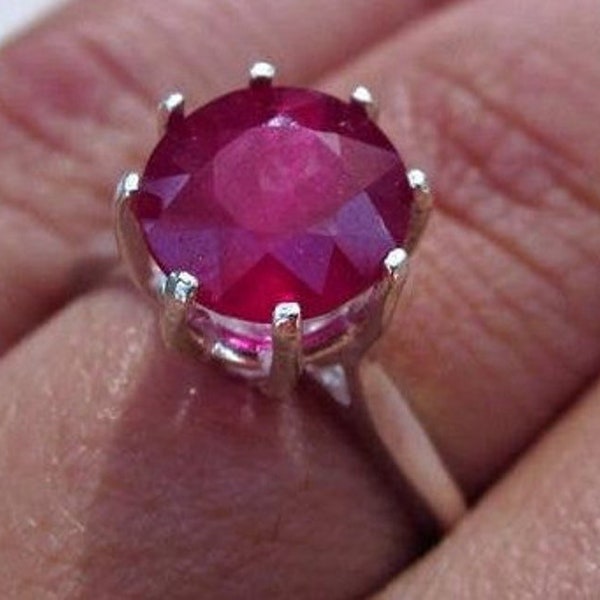 Burmese Natural Ruby Ring - Etsy