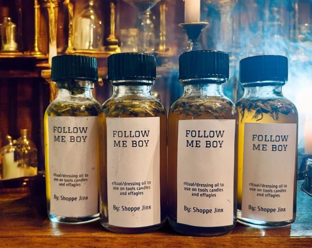 Follow Me Boy Oil, Large 1OZ Bottle, Ritual Oil, Stand Out! - Etsy