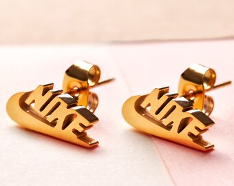 Nike Earrings | Etsy