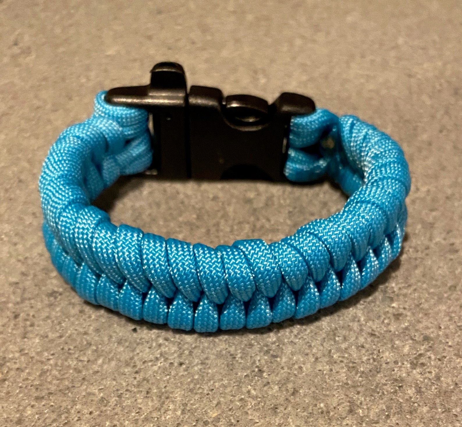 Handmade Paracord Survival Bracelet in Blue for 6.5 - Etsy
