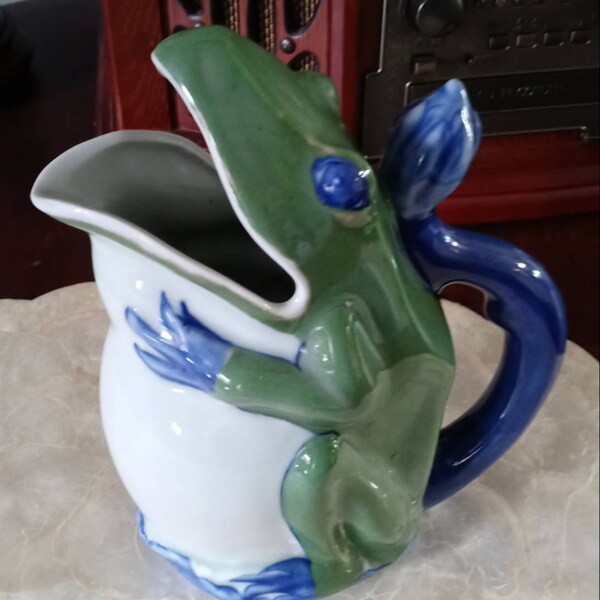 Frog Pitcher - Etsy