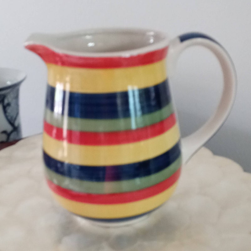 Hand Painted Pitcher - Etsy