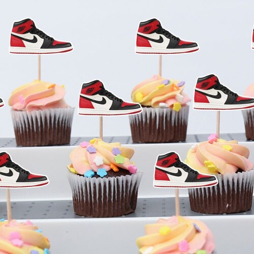 Jordan Cupcake Toppers - Etsy