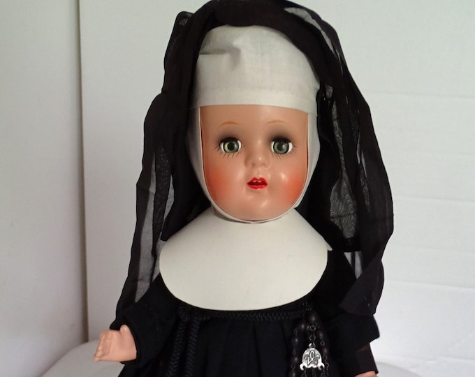 Nun Doll Benedictine Wooden Peg Doll Catholic Saint Toy Catholic Kid ...