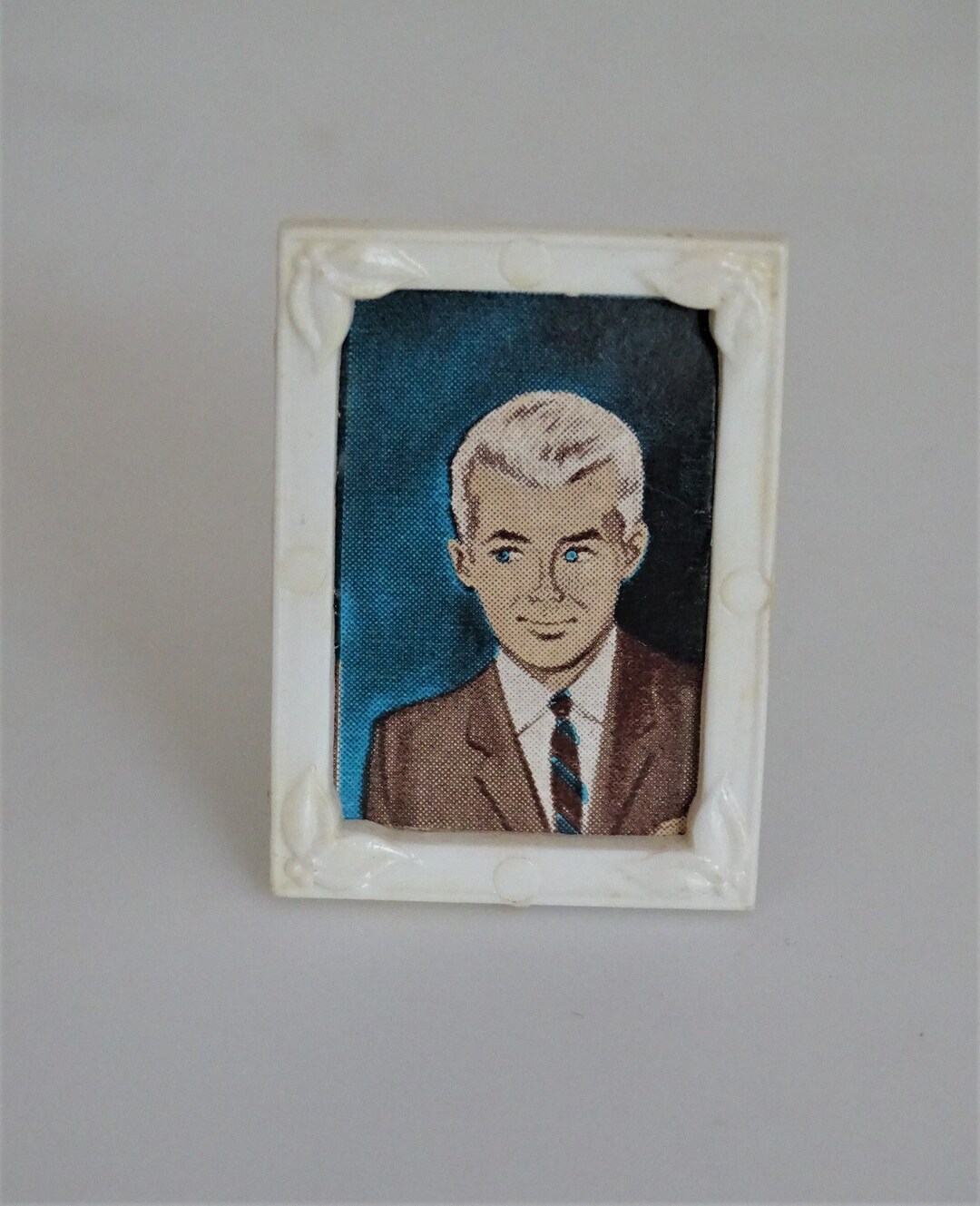 Vintage 1960's Mattel Ken Photo in Picture Frame for Suzy Goose Vanity ...