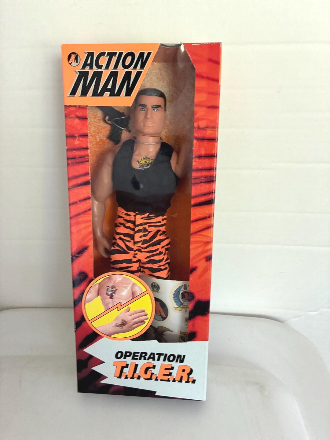 1994 Hasbro 12” Action Man Operation TIGER W/gun & Tattoos - Etsy