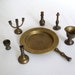 Vintage Dollhouse Miniature 10 Piece Brass Mystery Set W/ 4" Platter - Etsy