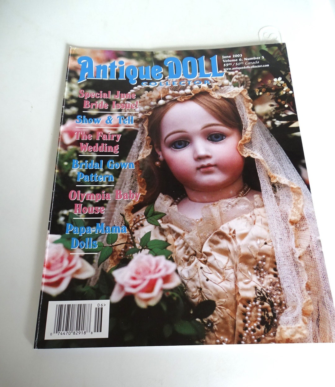 Antique Doll Collector Magazine June 2003 Brides, Papa Mama Dolls ...