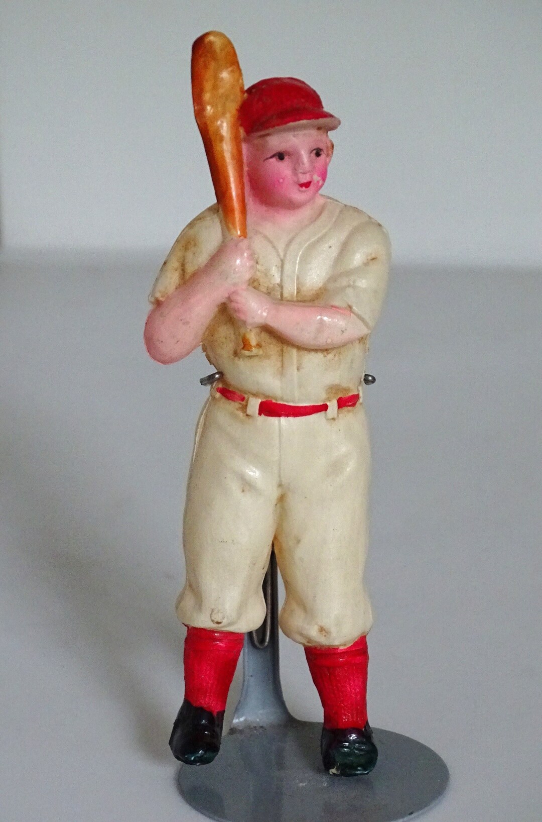Vintage 1940's Celluloid 4.5" Phildelphia Phillies Baseball Player W ...