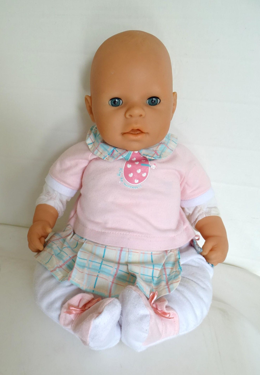 German Zapf 16" Baby Doll Vinyl & Cloth in Original Clothes - Etsy