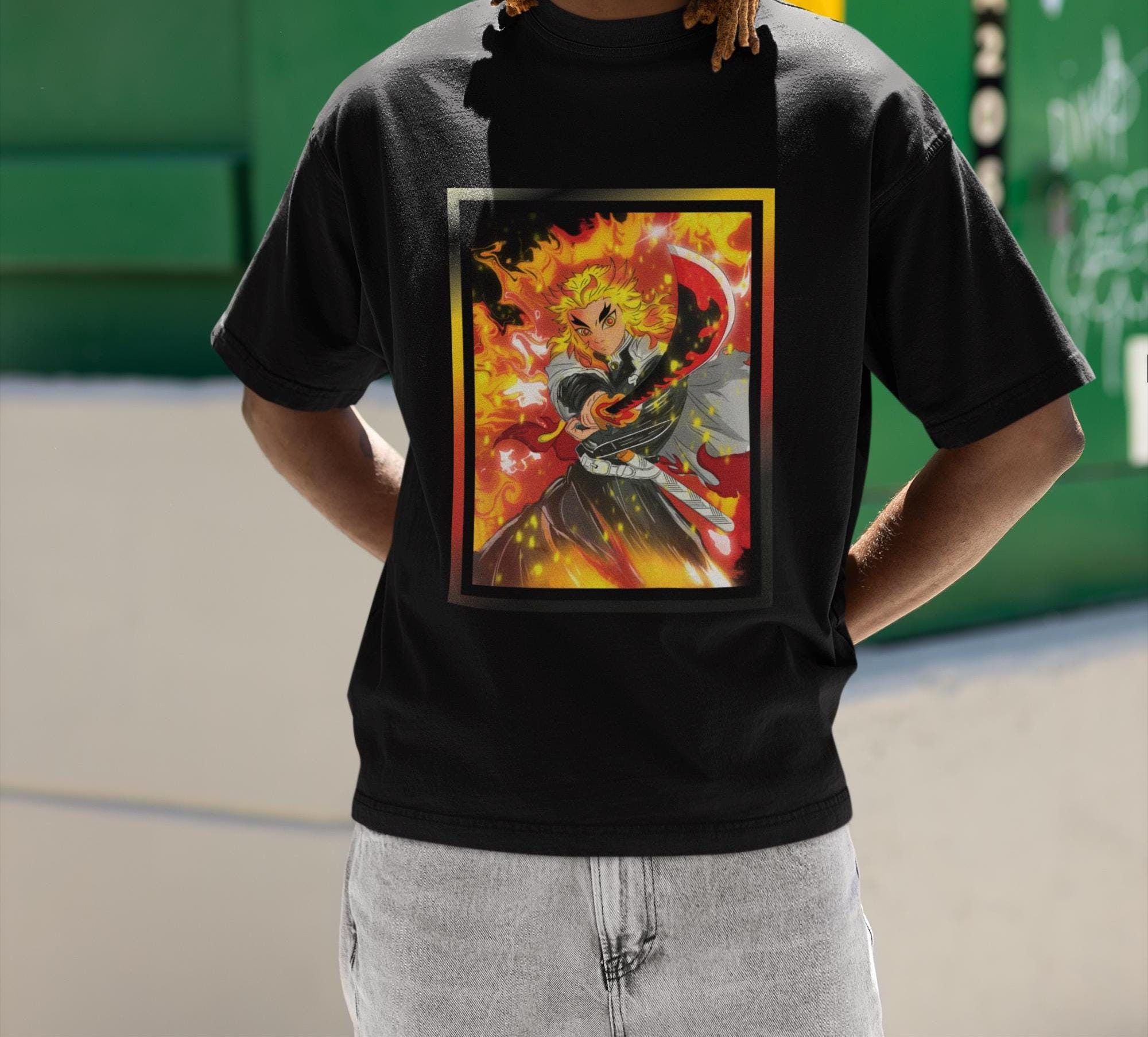 Rengoku in Action - Etsy