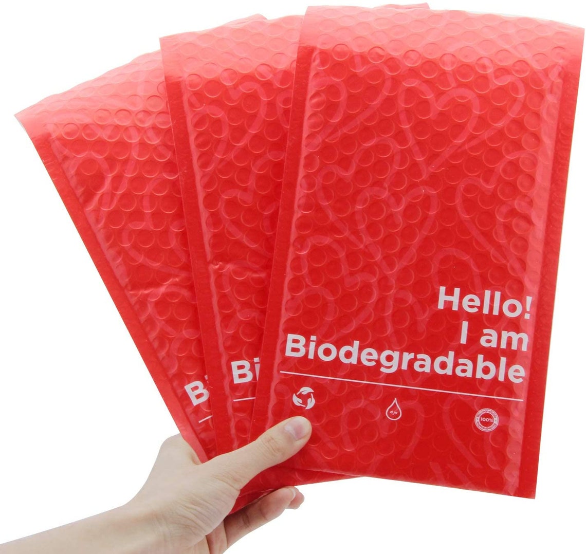 Eco Friendly Biodegradable Bubble Mailers - 25 Units - Etsy
