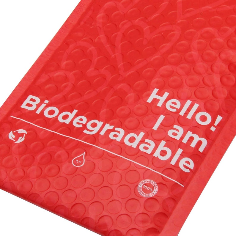 Eco Friendly Biodegradable Bubble Mailers 25 Units Etsy