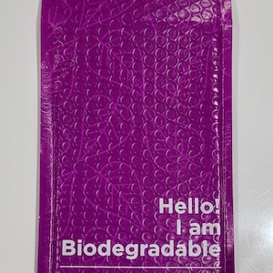 Eco Friendly Biodegradable Bubble Mailers - 25 Units - Etsy