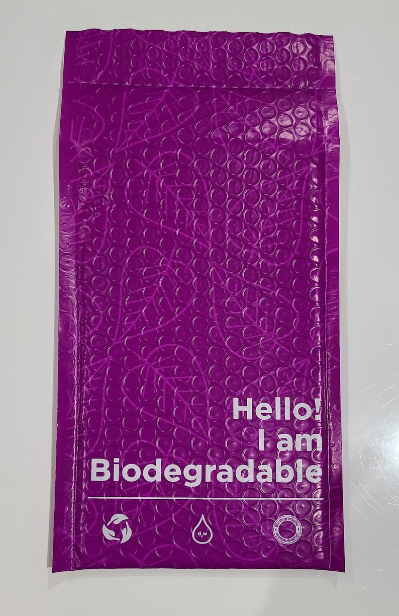 Eco Friendly Biodegradable Bubble Mailers - 25 Units - Etsy
