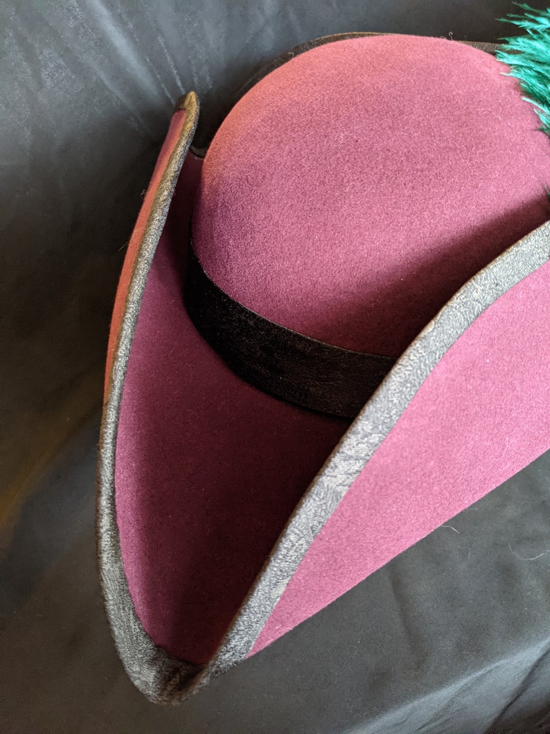 Tricorne Pirate Costume Hat - Etsy
