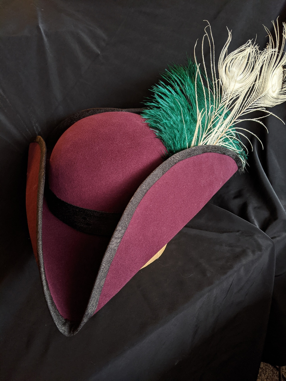 Tricorne Pirate Costume Hat - Etsy