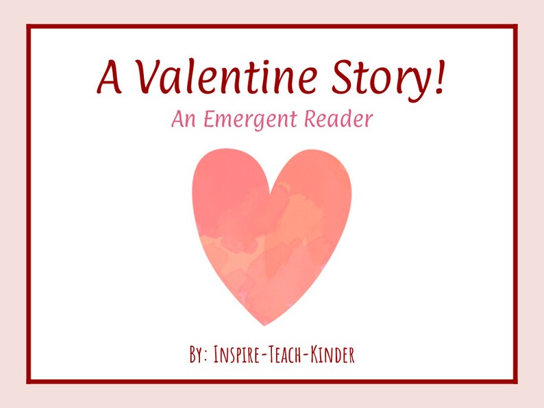 Valentine Digital Emergent Reader: for Google & Seesaw - Etsy