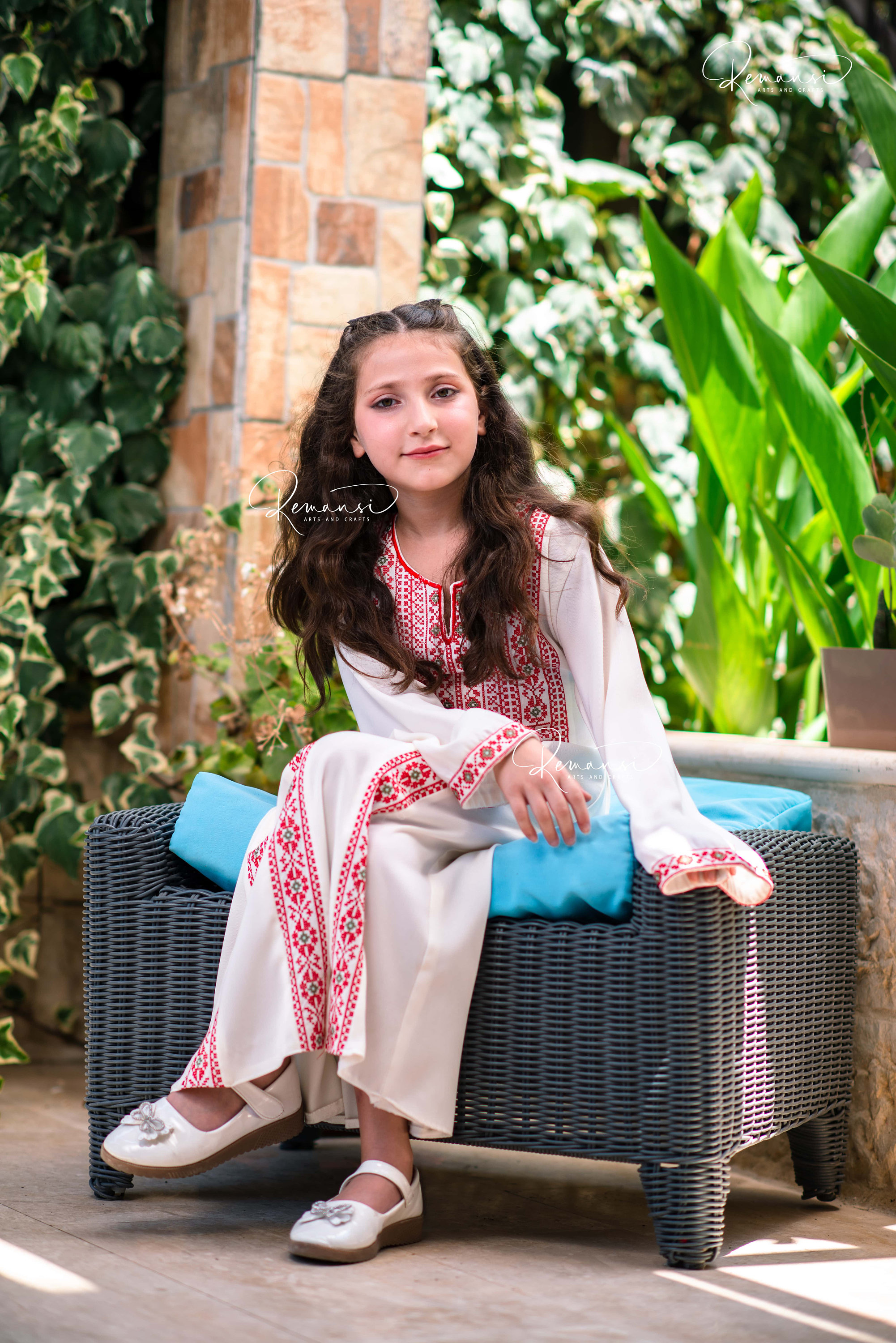 Palestinian Mediterranean Traditional White Tatreez - Etsy