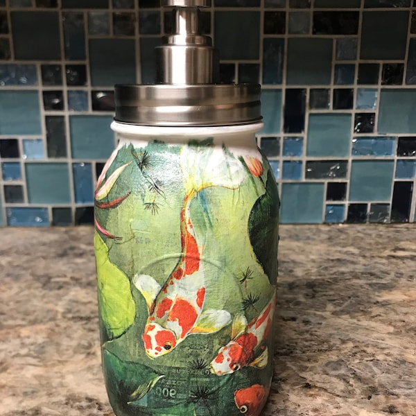 Fish Mason Jar - Etsy