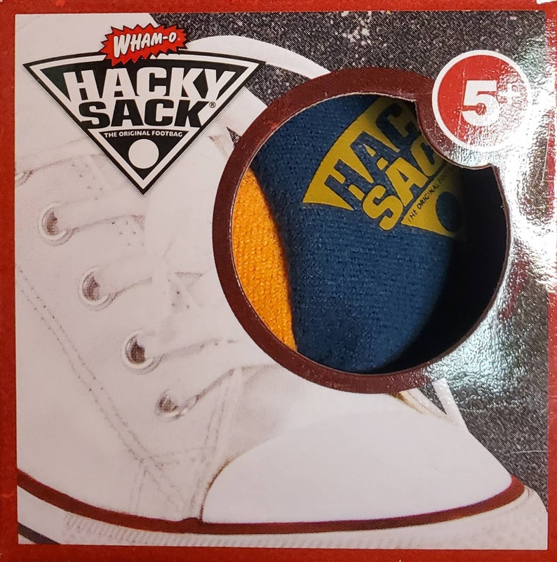 Rebel Wham-o Hacky Sack 8- Panel Crytal Quartz Sand Filled Hackysack ...