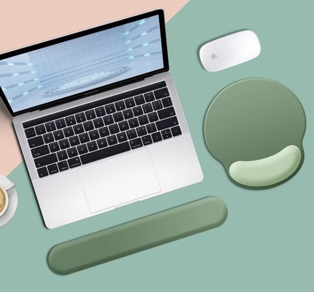 Gradient Wrist Rest, Memory Foam Wrist Rest, 3D Silicone Thickened ...