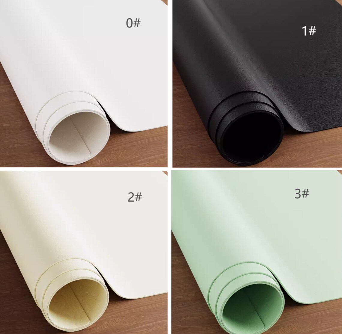 PVC Custom Desk Mat, Custom Size Desk Mat, Large Leather Desk Mat ...