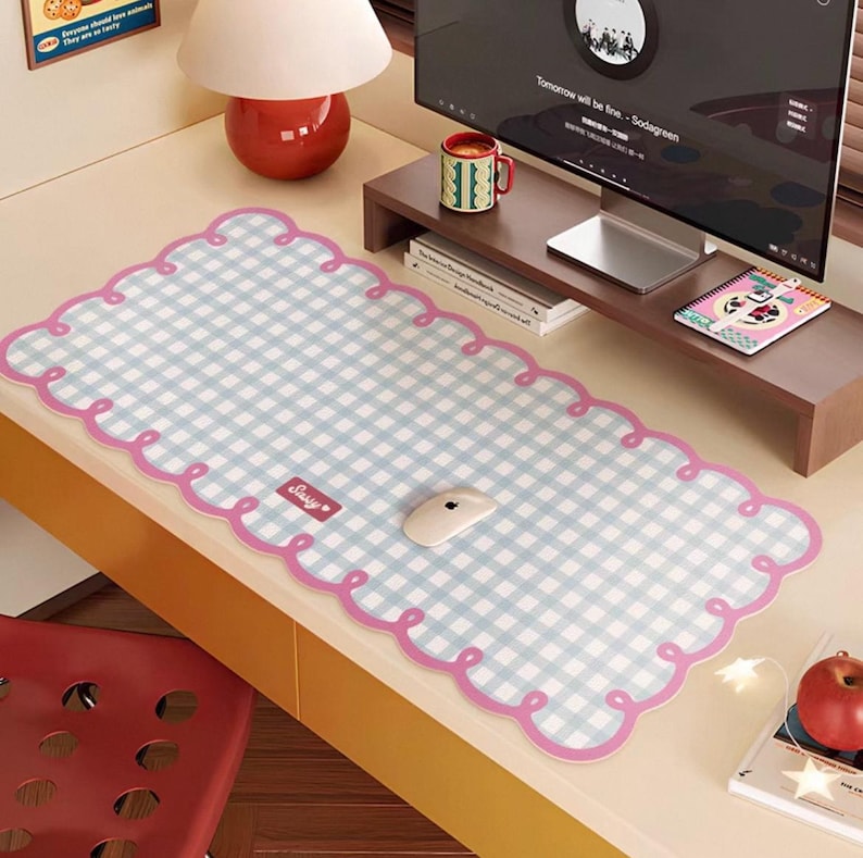 Custom Cute Waterproof Table Mats, Personalized Desk Mat, Cute Gaming ...