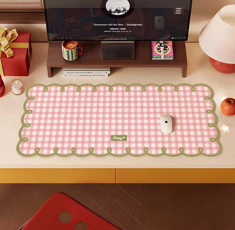 Custom Cute Waterproof Table Mats, Personalized Desk Mat, Cute Gaming ...