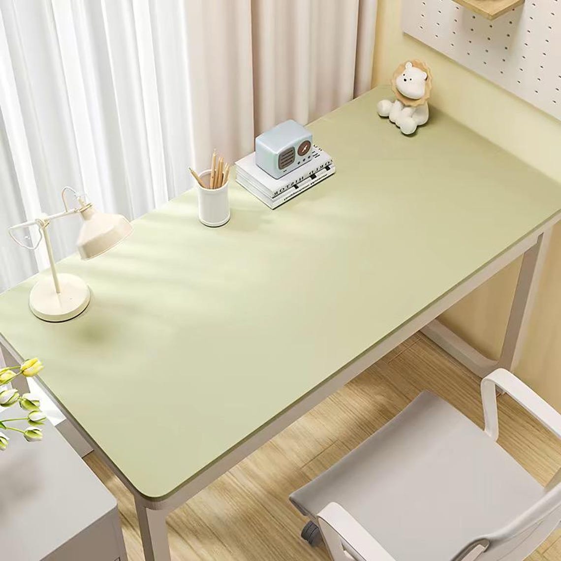 Leather Desk Mat, Custom Size Desk Mat, Large Desk Mat, Office Desk Mat ...
