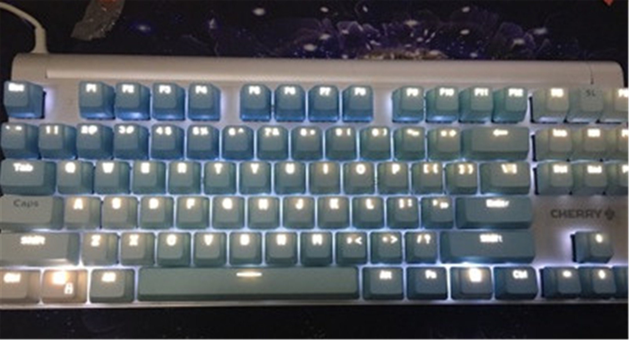 Rainbow Keycaps Set Cherry Artisan Keycaps Set 87 104 108 | Etsy