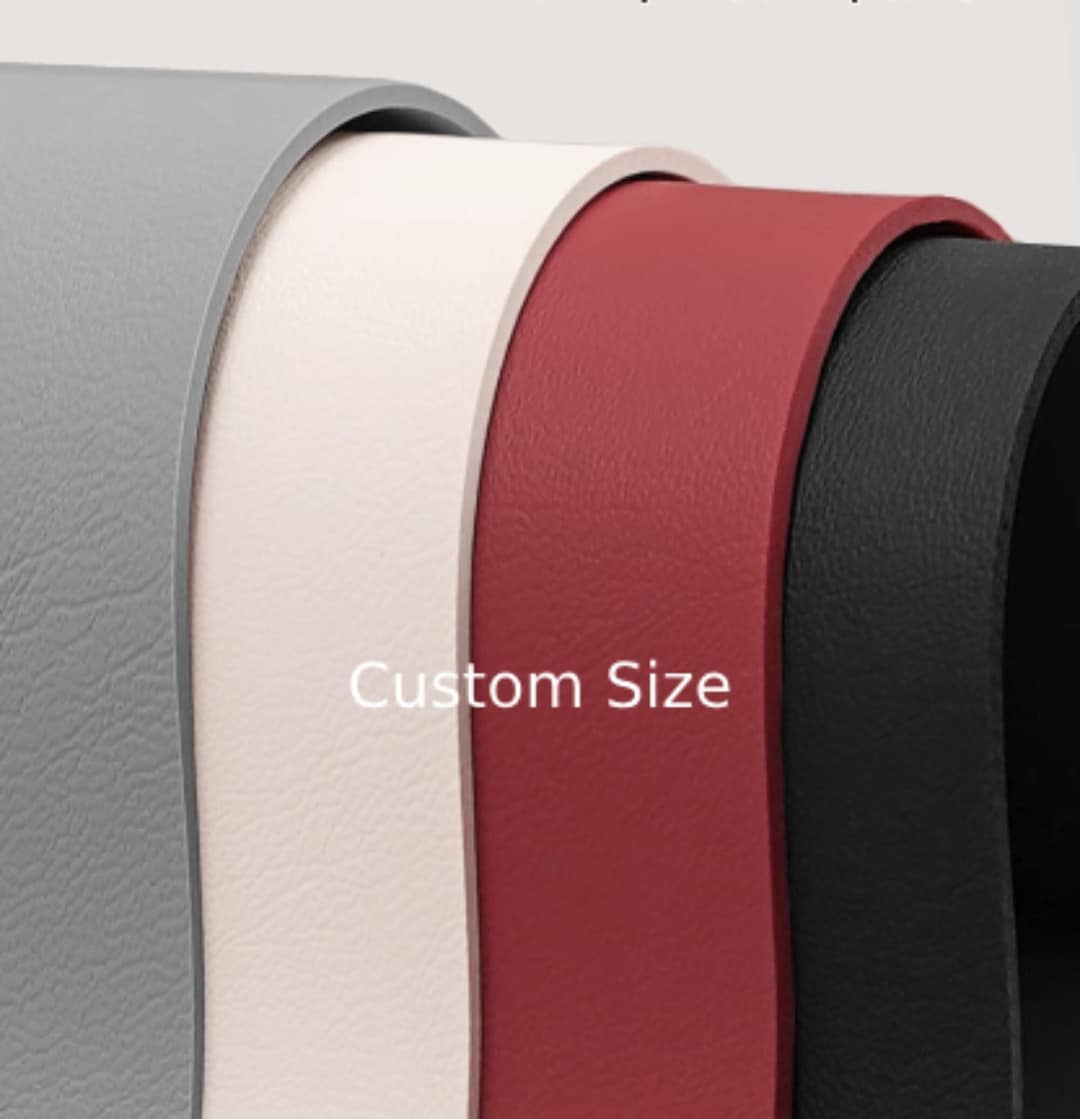 Silicone Leather Desk Mat, Large Custom Desk Mat, Personalised Office ...